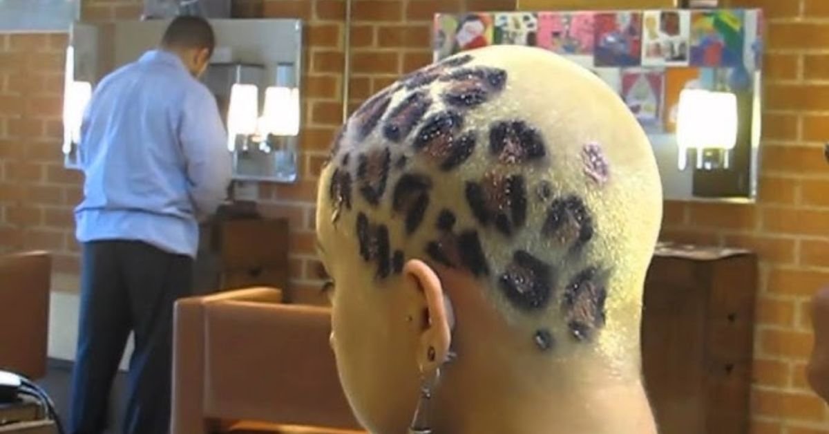 Cheetah Print Buzz Cut: Bold Style with a Modern Edge - relentless groom